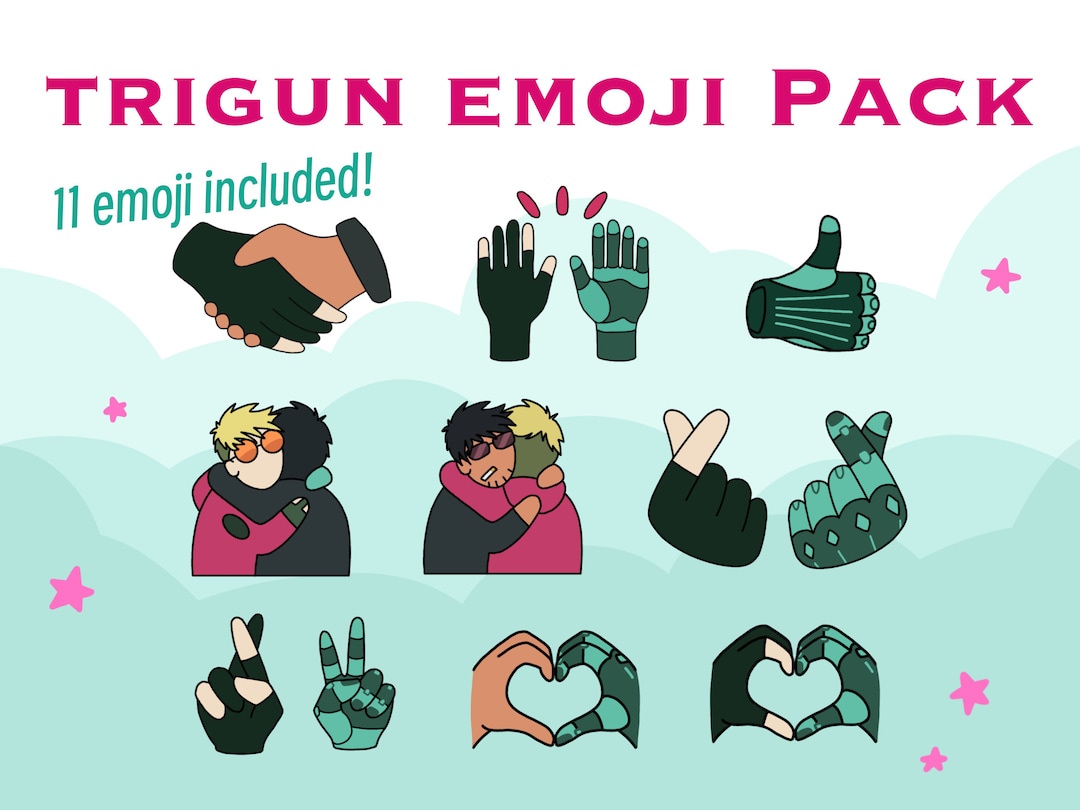 Trigun Discord Emoji Pack - Etsy
