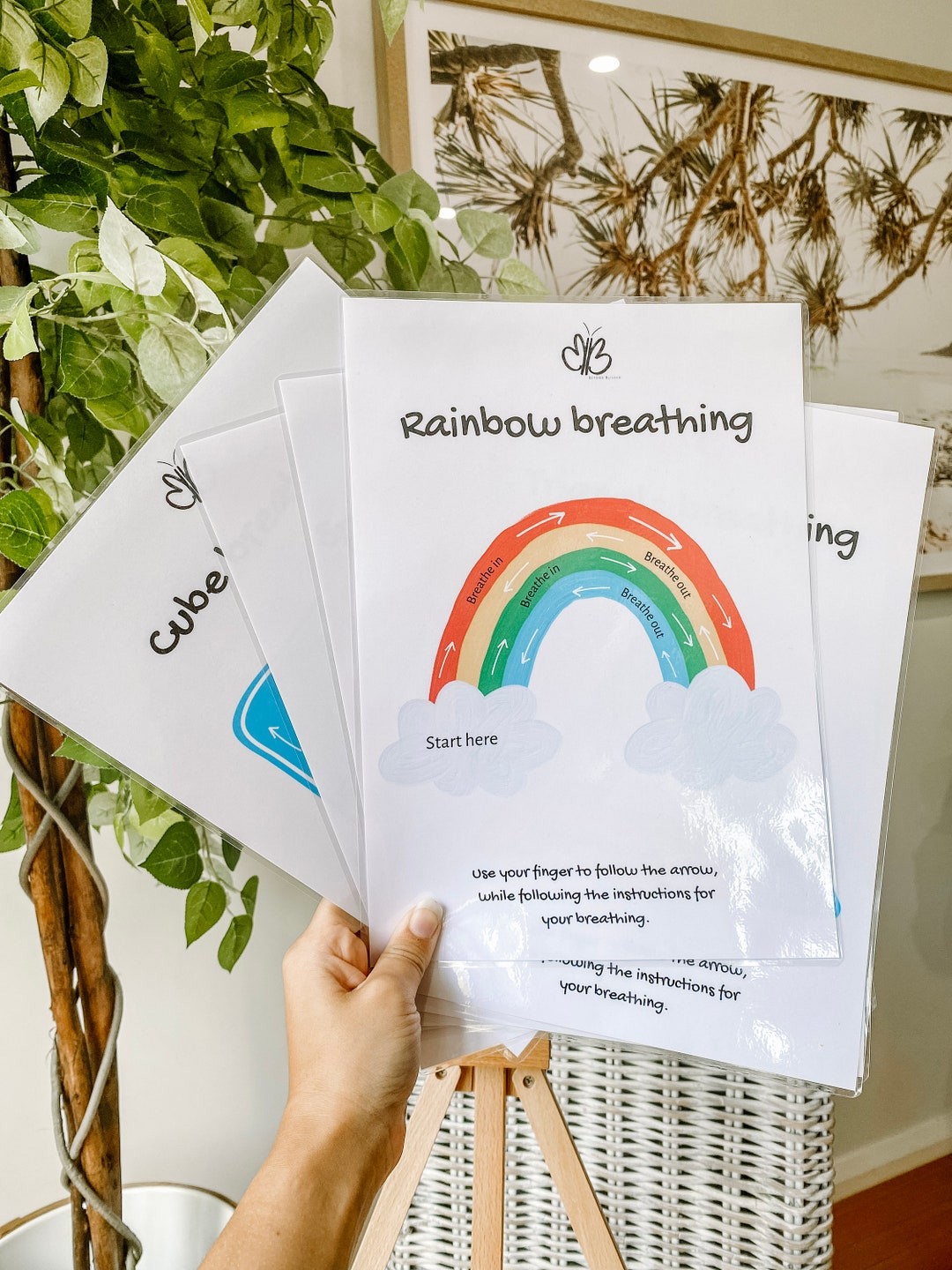 Breathwork Posters Breathing Techniques Poster for Therapy Office Decor ...