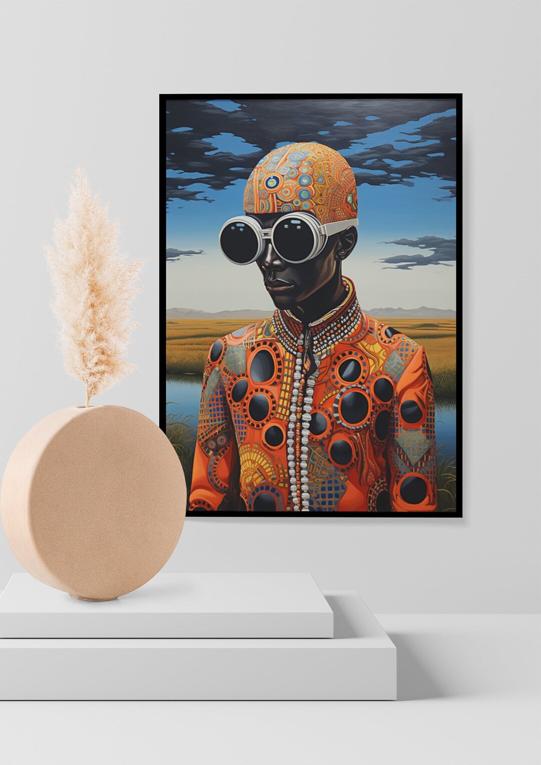 African King Raza Wall Art - Etsy