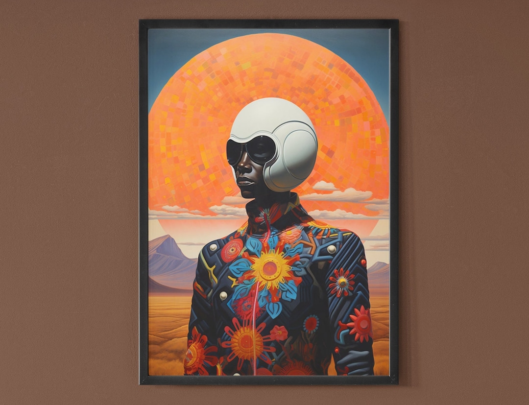 African Queen Asé Wall Art Print - Etsy