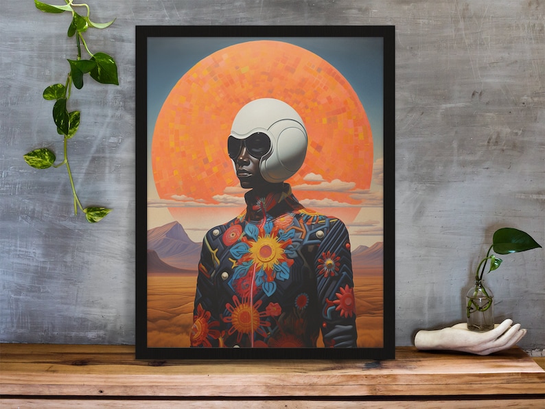 African Queen Asé Wall Art Print - Etsy