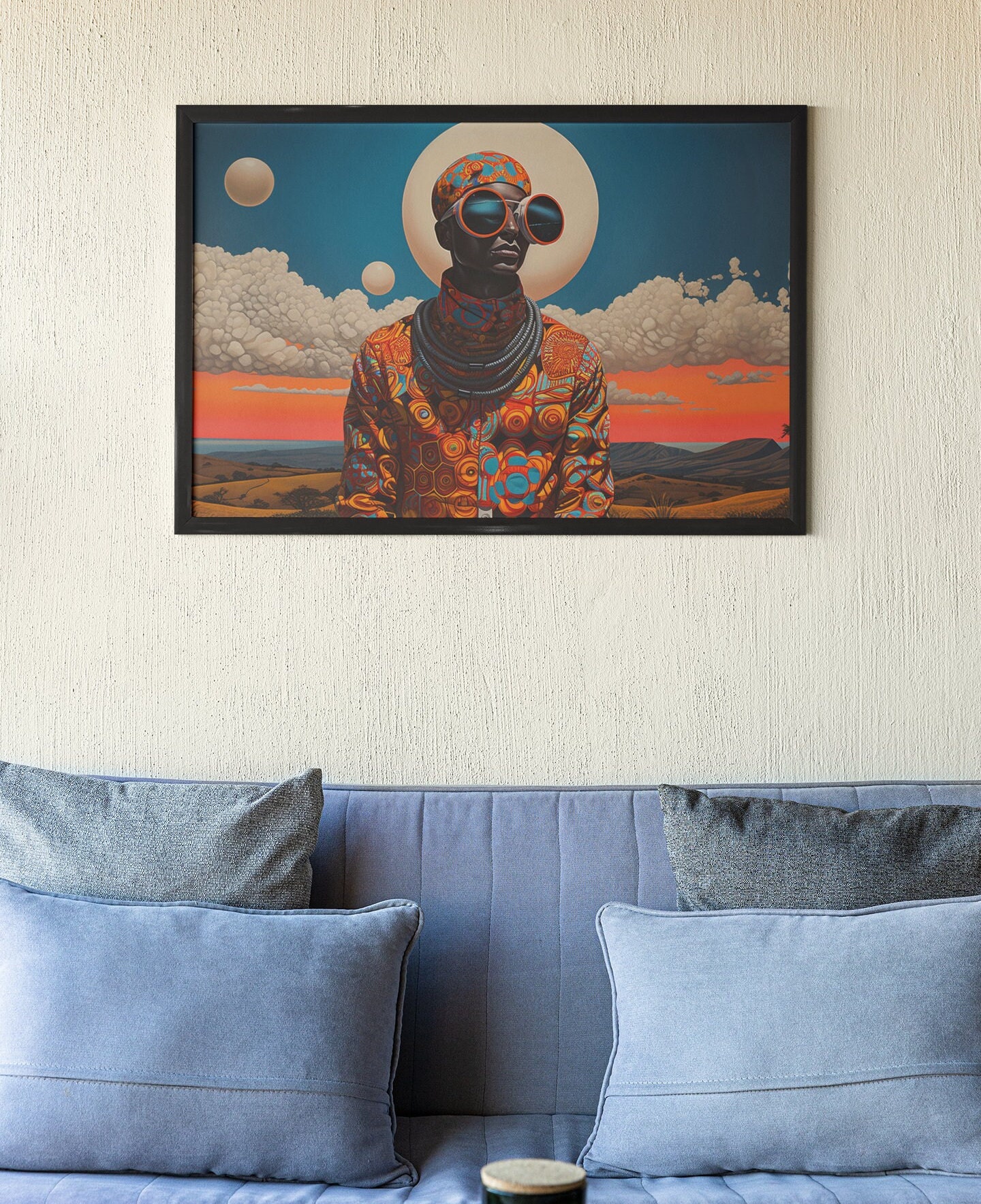 Amaru: the Visionary African Style Wall Art - Etsy