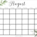 Editable August 2023 July 2024 Calendars - Etsy