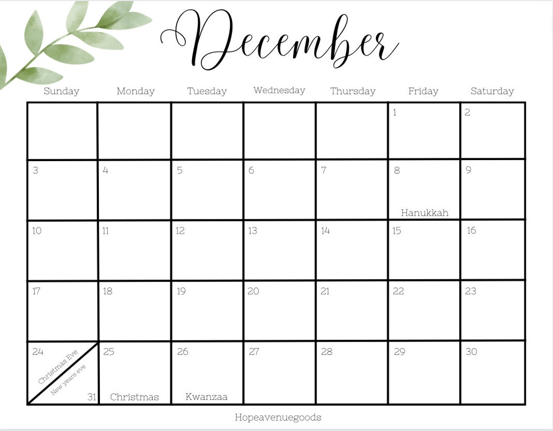 Editable August 2023 July 2024 Calendars - Etsy