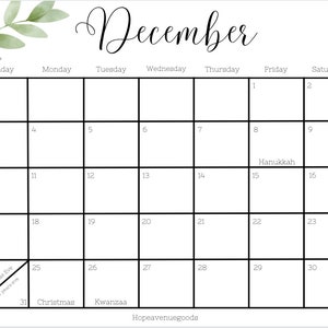 Editable August 2023 July 2024 Calendars - Etsy
