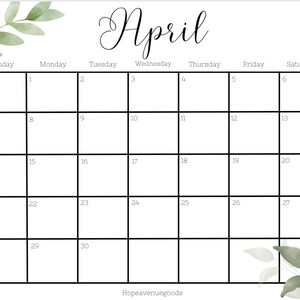 Editable August 2023 July 2024 Calendars - Etsy