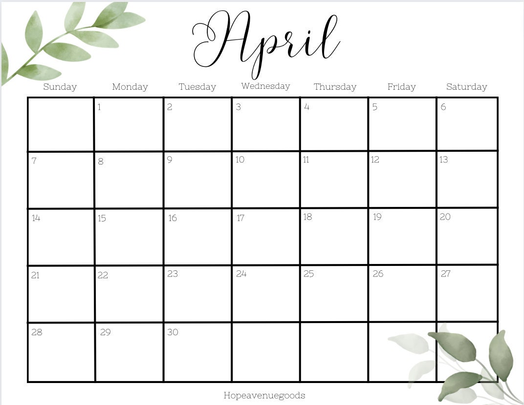 Editable August 2023 July 2024 Calendars - Etsy