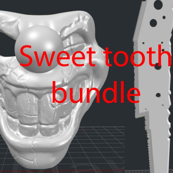 Sweet Tooth Mask Stl File - Etsy