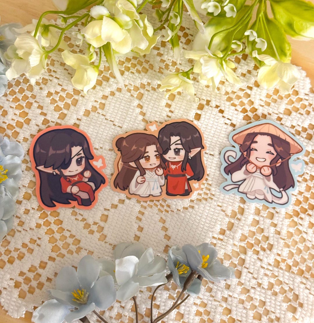 TGCF Hualian Stickers | Heaven Officials Blessing, Tian Guan Ci Fu - Etsy