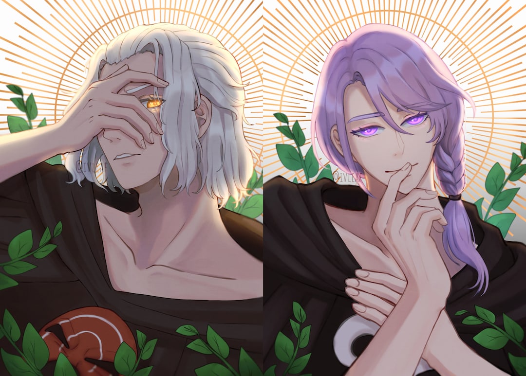 Hades & Hythlodaeus Print FFXIV 5x7 Postcard - Etsy