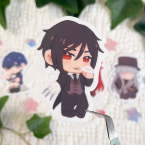 Black Butler Stickers Kuroshitsuji Ciel, Sebastian, Grell, Undertaker ...