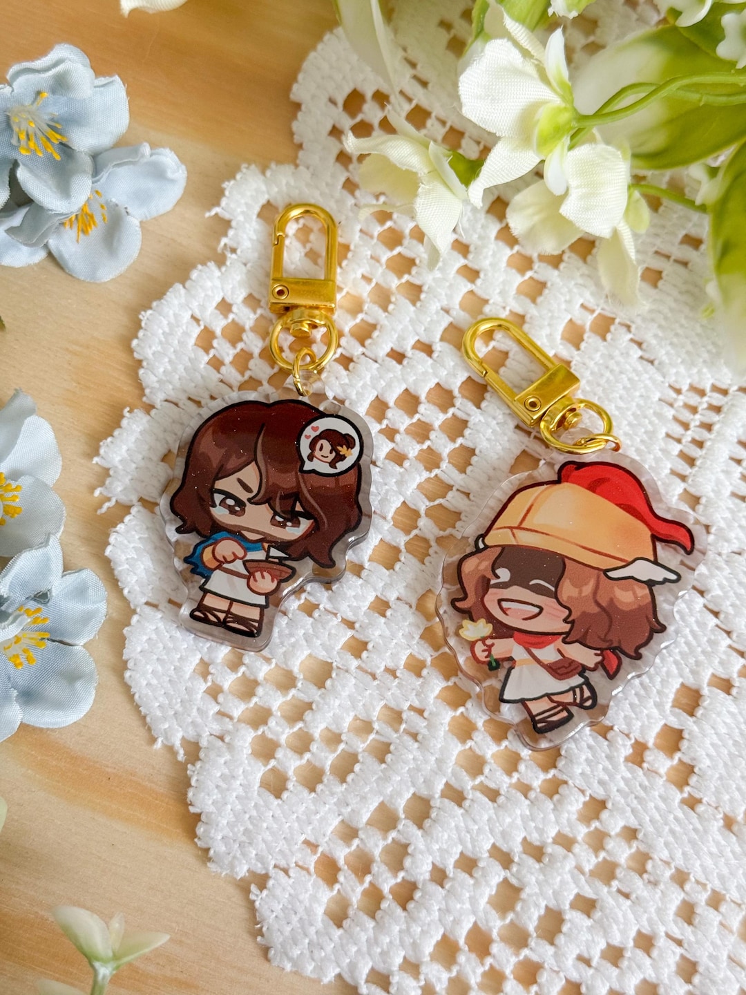 EPIC Inspired | 2" Acrylic Glitter Charms | Odysseus, Hermes - Etsy