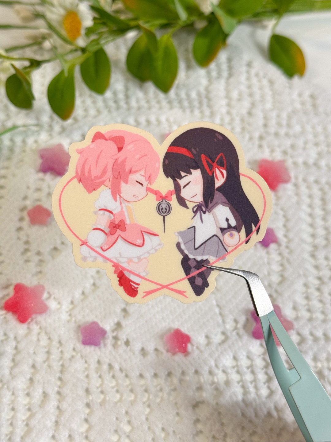 Madoka & Homura Sticker Madoka Magica - Etsy