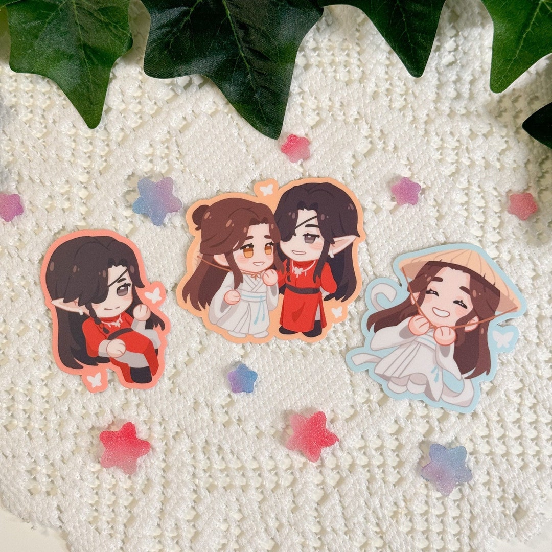 TGCF Hualian Stickers Heaven Officials Blessing, Tian Guan Ci Fu - Etsy