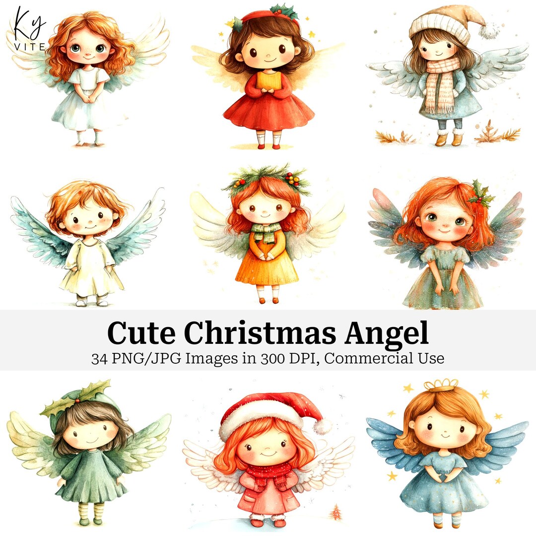 34 Cute Christmas Angel Clipart Clipart, Christmas Cartoon Angel ...