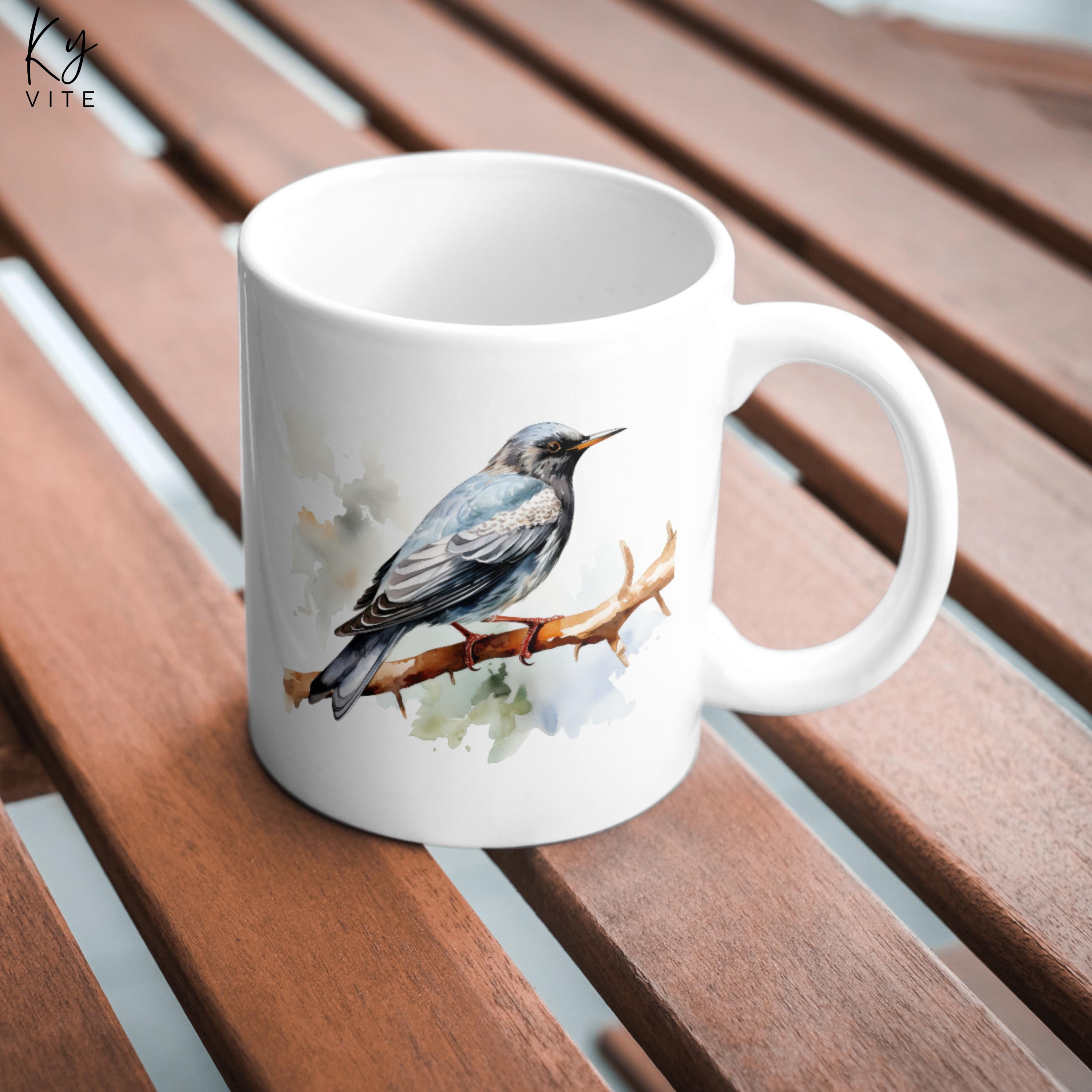 9 Watercolor Starling Bird Clipart for POD, Paper Craft, Nursery Decor ...