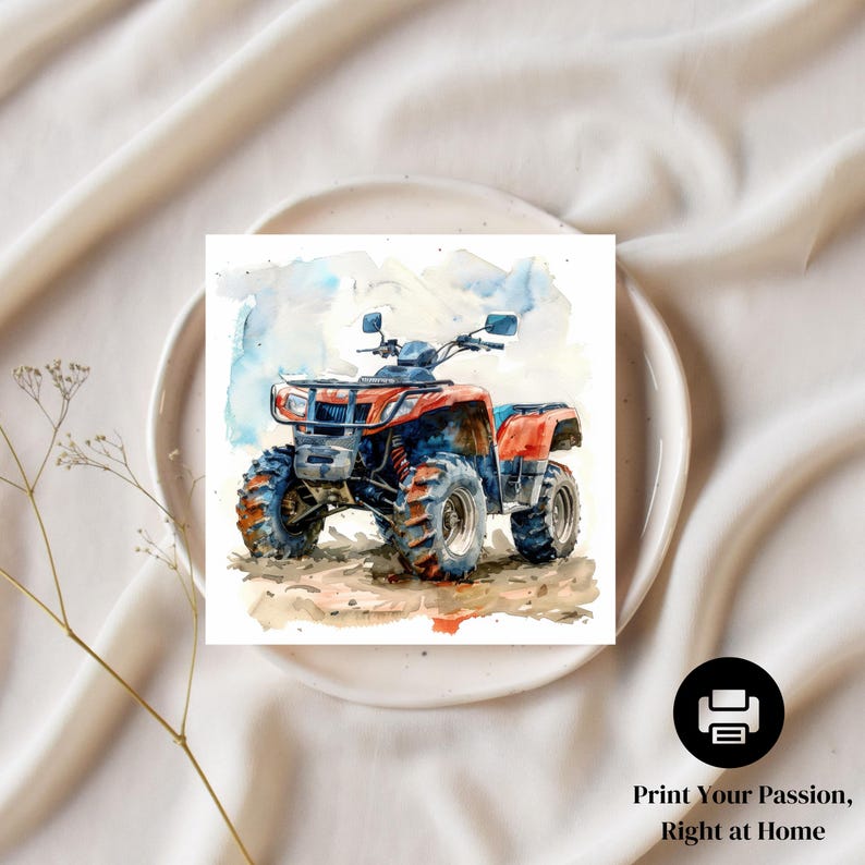 12 ATV Utility Vehicle Clipart, Off-road Vehicle, Quad Bike Printable ...