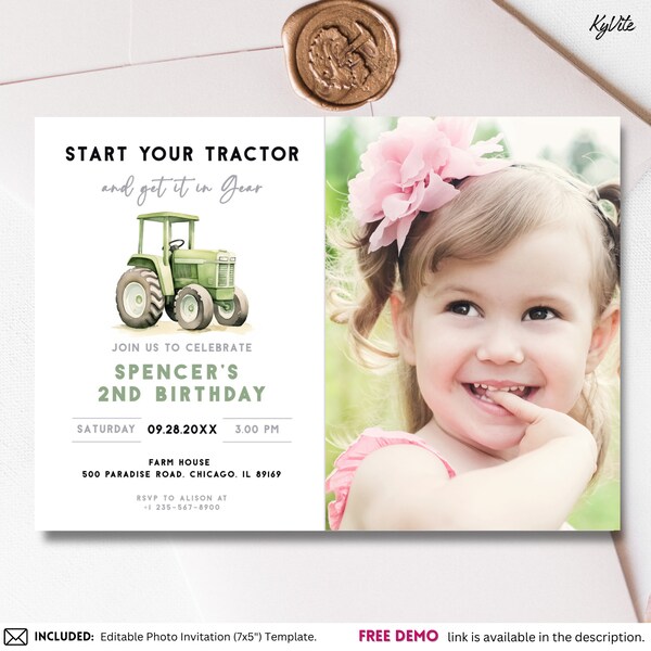 Tractor Photo - Etsy