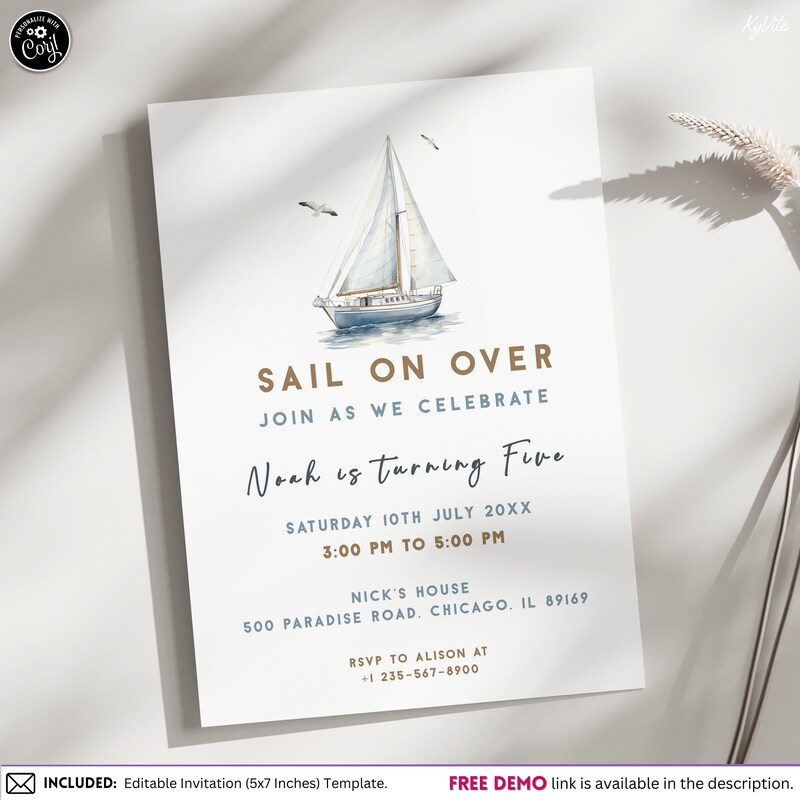 Nautical Invitation - Etsy