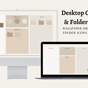 Desktop Organizer & Folder Icon Set - Etsy