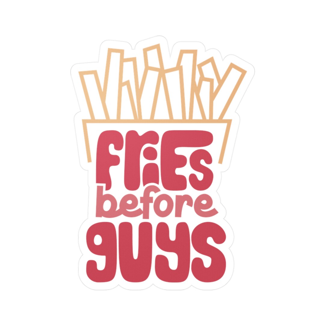 Retro Fries Before Guys Vinyl Decals - Etsy