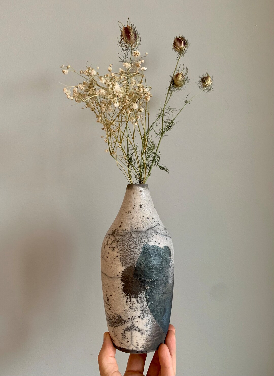 Raku Fired Vase Raku Pottery Ceramic Vase Handmade Pottery - Etsy