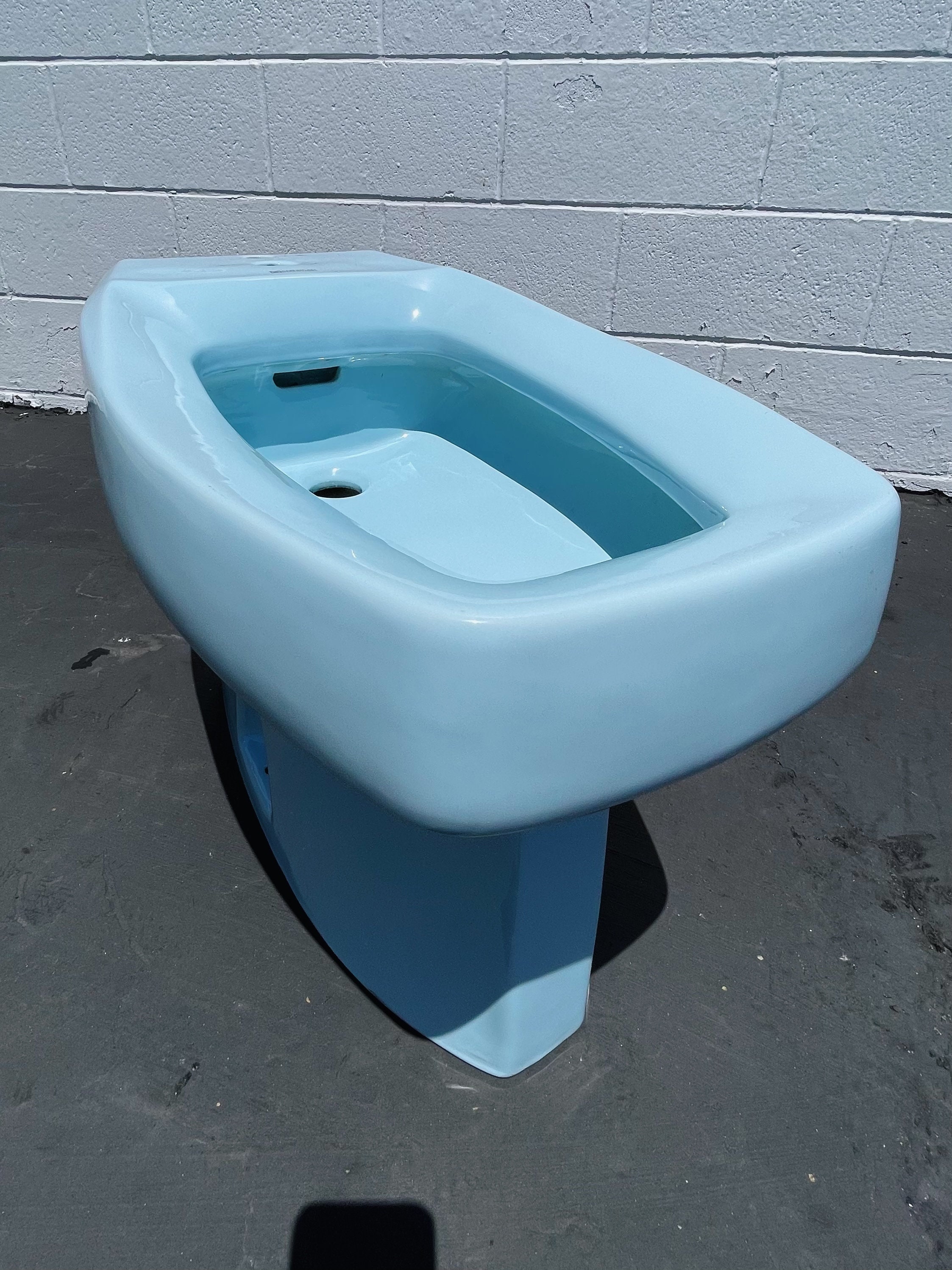 Vintage NOS Porcelain Bidet Baby Blue DEADSTOCK American Standard - Etsy