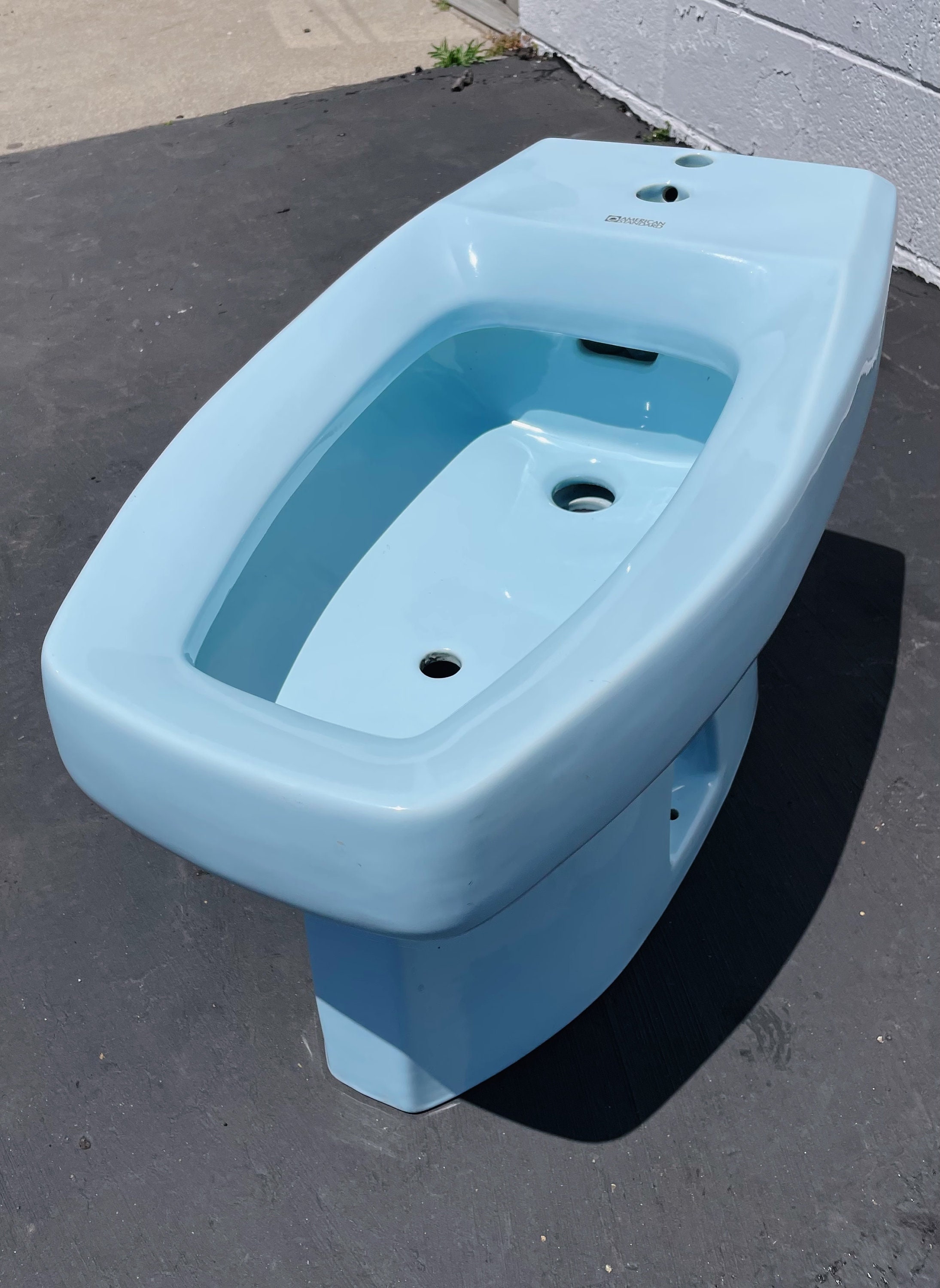 Vintage NOS Porcelain Bidet Baby Blue DEADSTOCK American Standard - Etsy