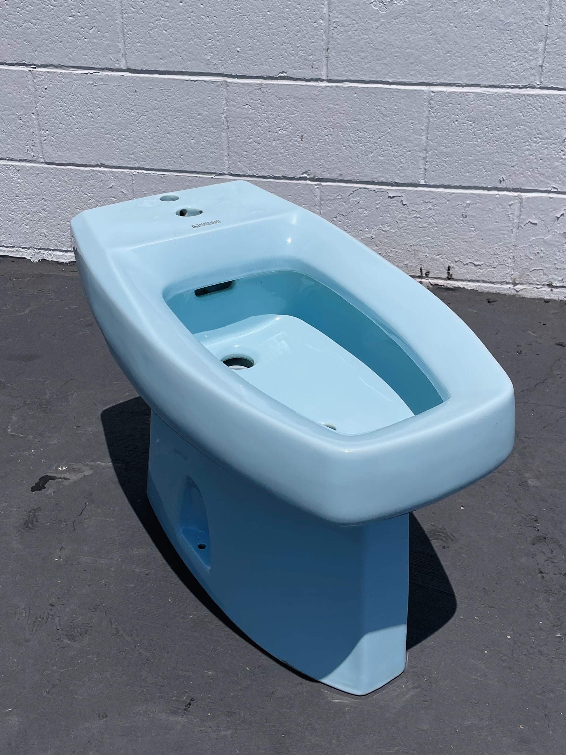 Vintage NOS Porcelain Bidet Baby Blue DEADSTOCK American Standard - Etsy