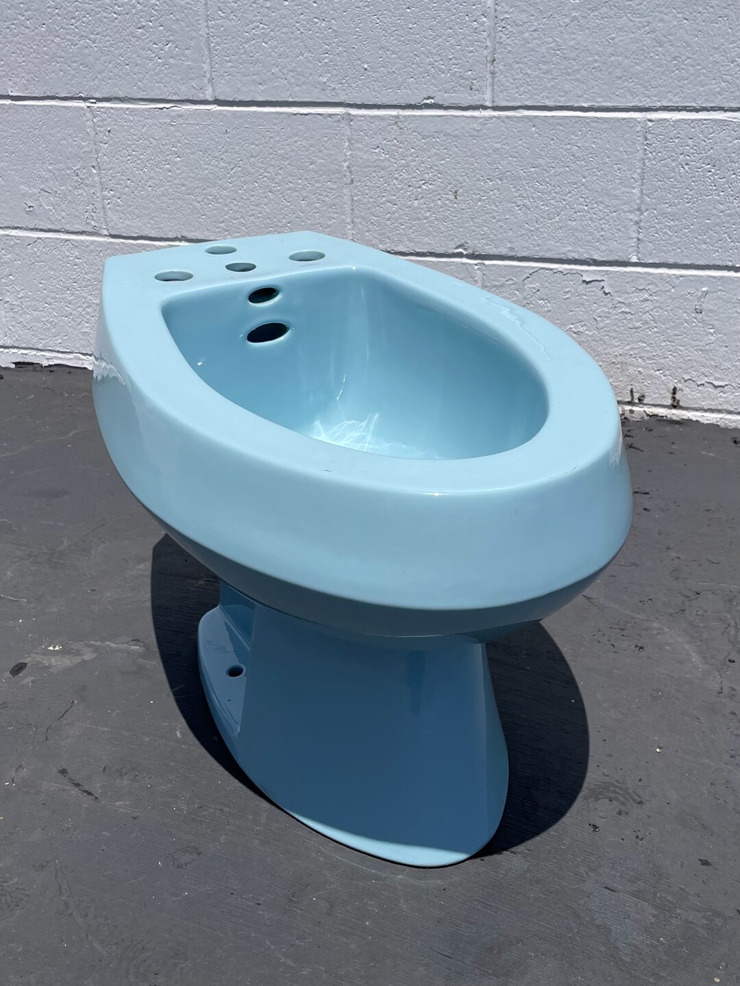 Vintage NOS KOHLER Porcelain Bidet Baby Blue DEADSTOCK - Etsy
