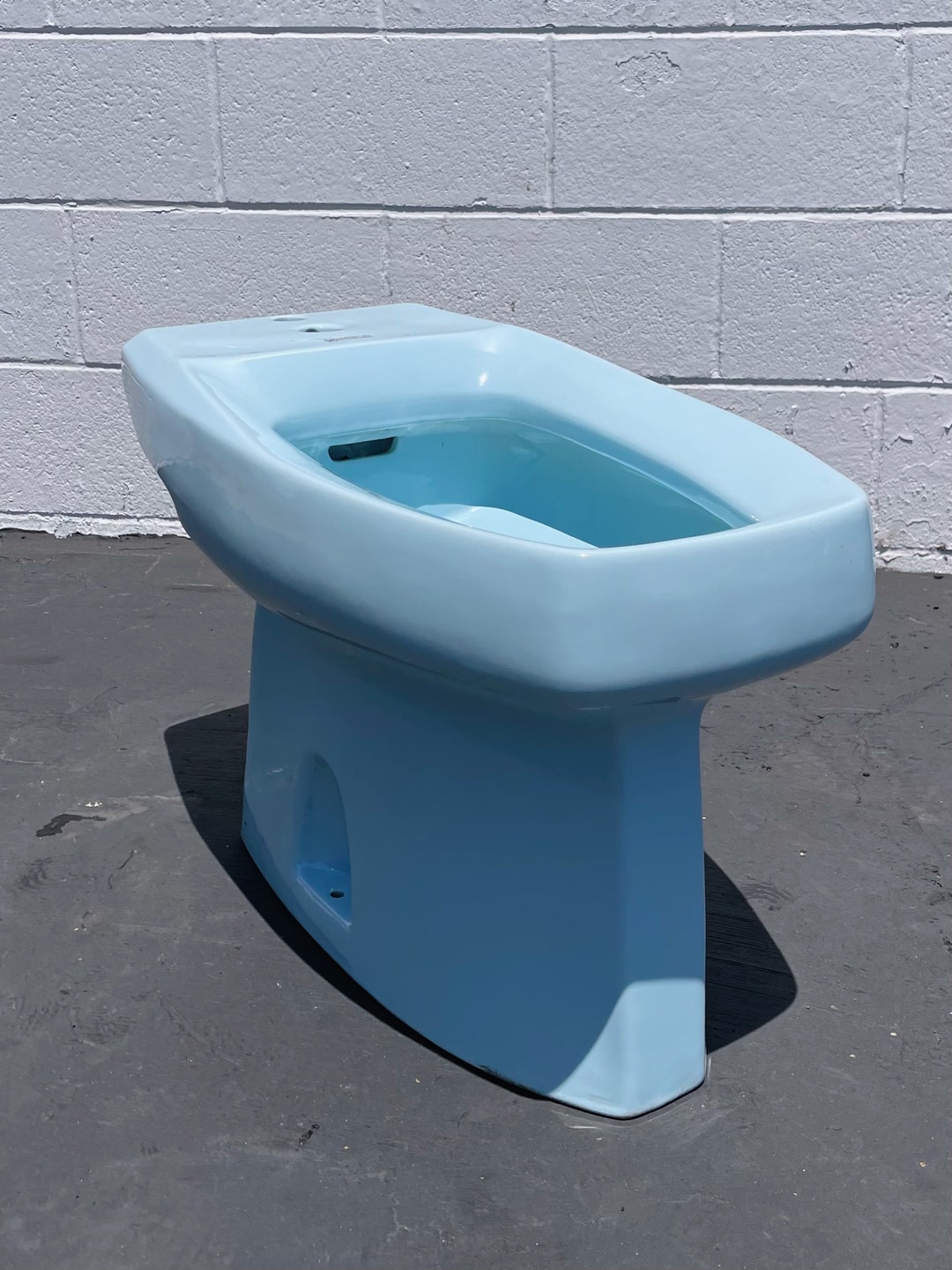 Vintage NOS Porcelain Bidet Baby Blue DEADSTOCK American Standard - Etsy