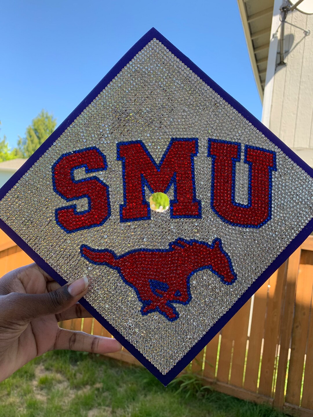 Custom Rhinestone Graduation Cap Topper - Etsy