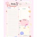 1 Page Kawaii Digital Daily Planner, Printable, Cute Digital Instant ...
