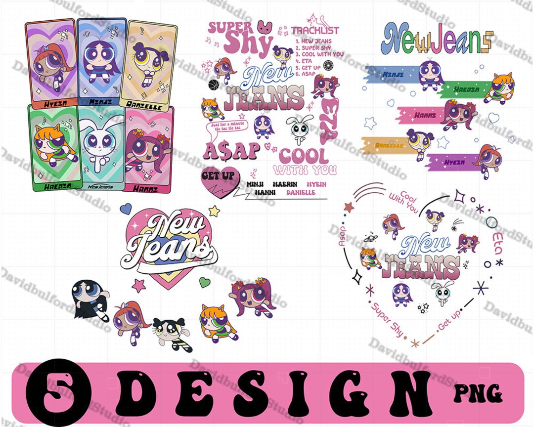 Newjeans power-puff png, Newjeans png, New Jeans Get Up album PNG ...