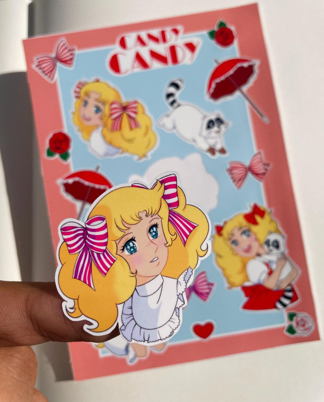 Candy Candy Vinyl Sticker Sheet - Etsy