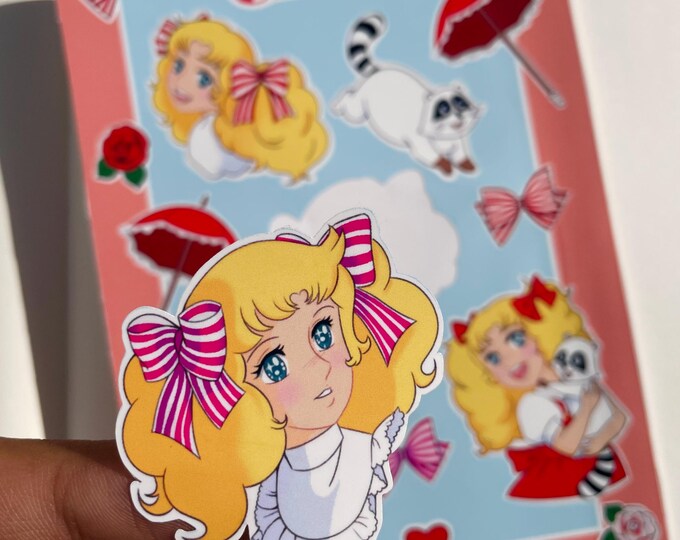 Candy Candy Vinyl Sticker Sheet - Etsy