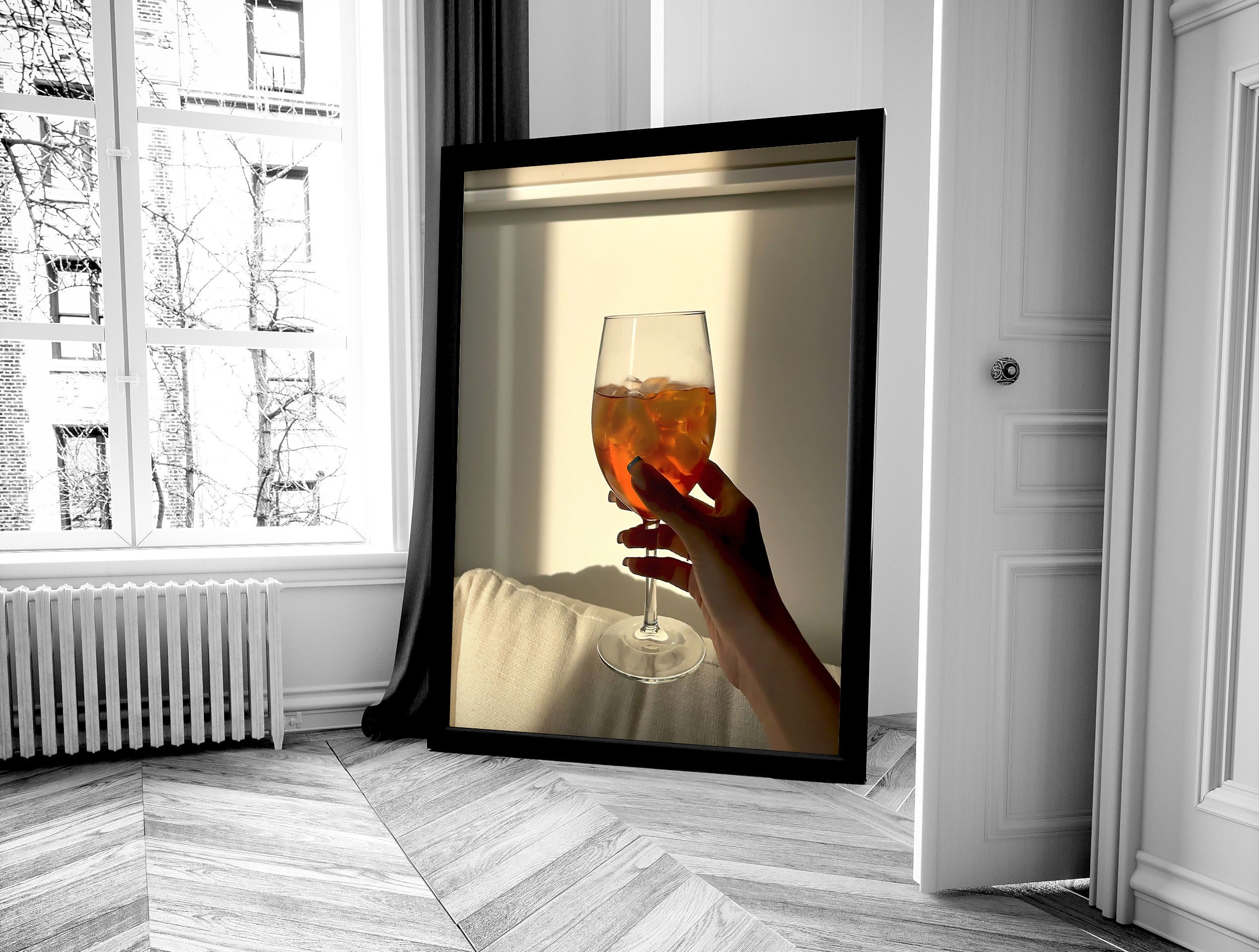 Aperol Spritz Poster, Bar Cart Print, Cocktail Wall Art, Aperol Spritz ...