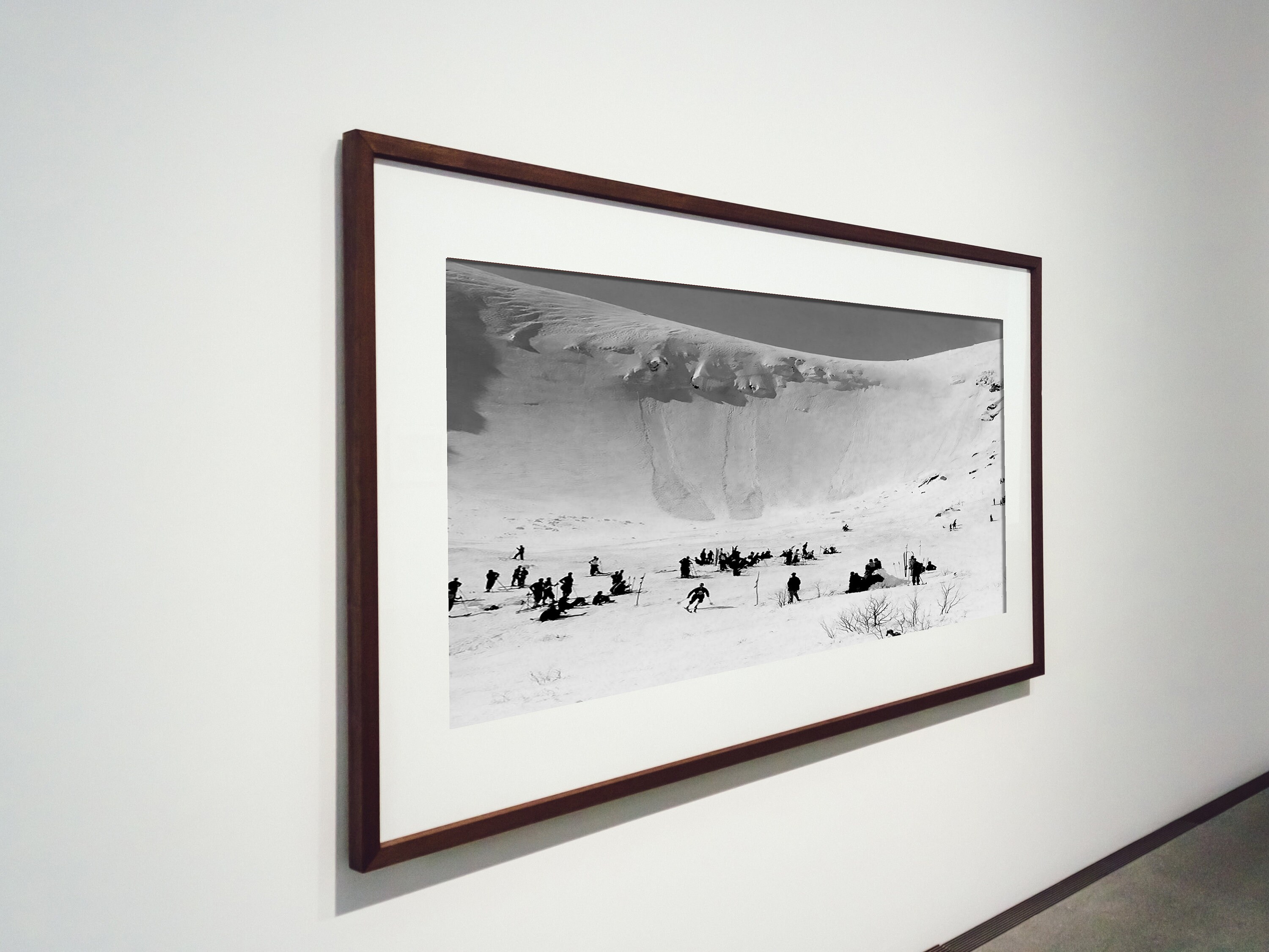 Vintage Tuckerman Ravine Ski Poster, Skiing Print, Black and White Wall ...