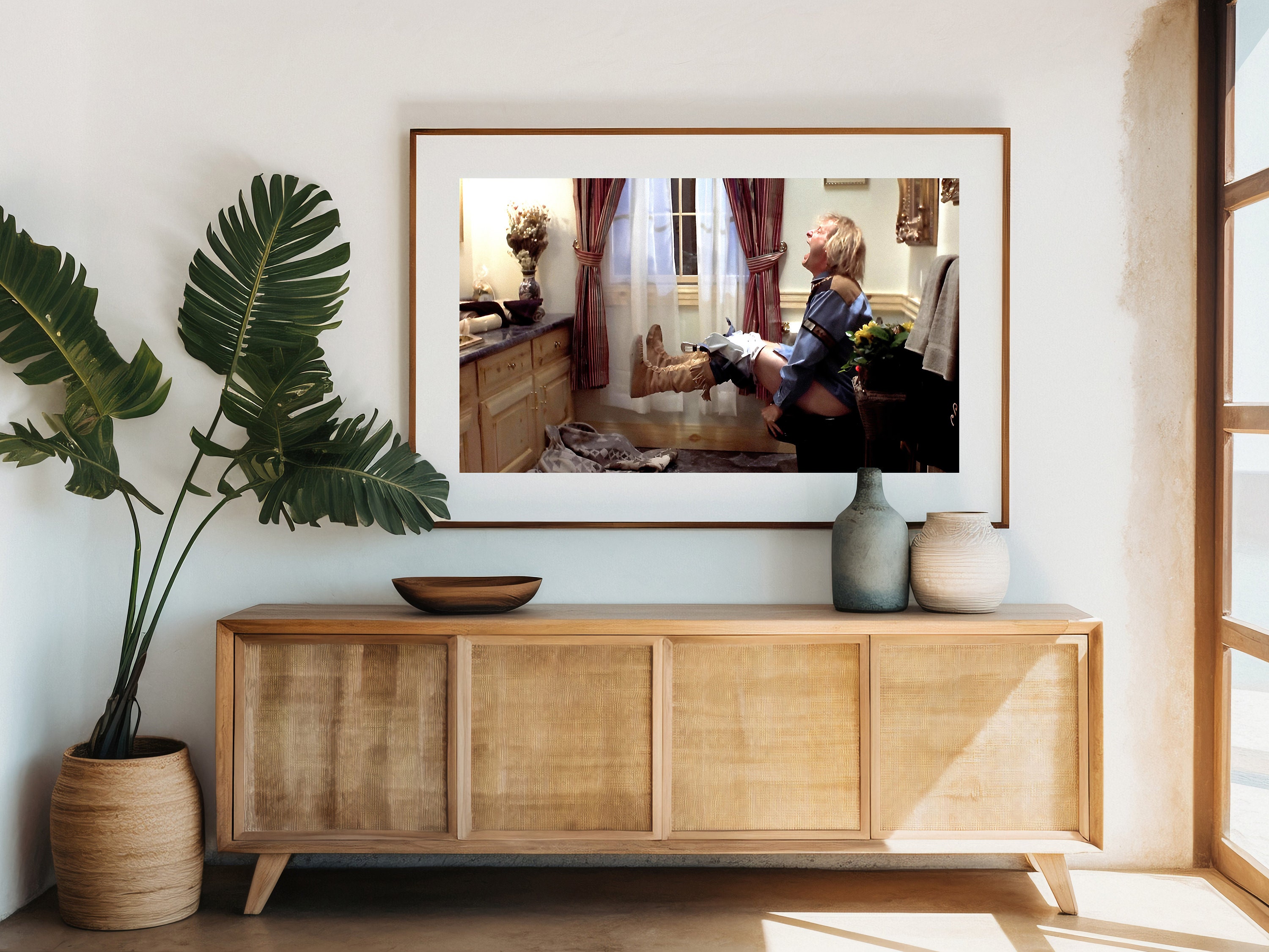 Dumb and Dumber Bathroom Print, Funny Movie Poster, Harry Dunne ...