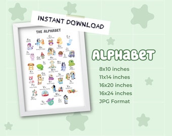 ABC Poster, Educational Poster, Homeschool Printables, Classroom ...