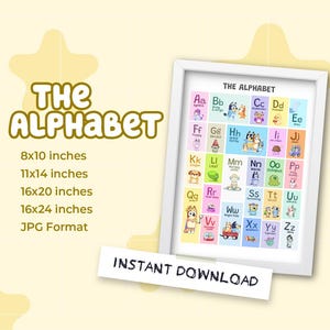 ABC Poster, Educational Poster, Homeschool Printables, Classroom ...