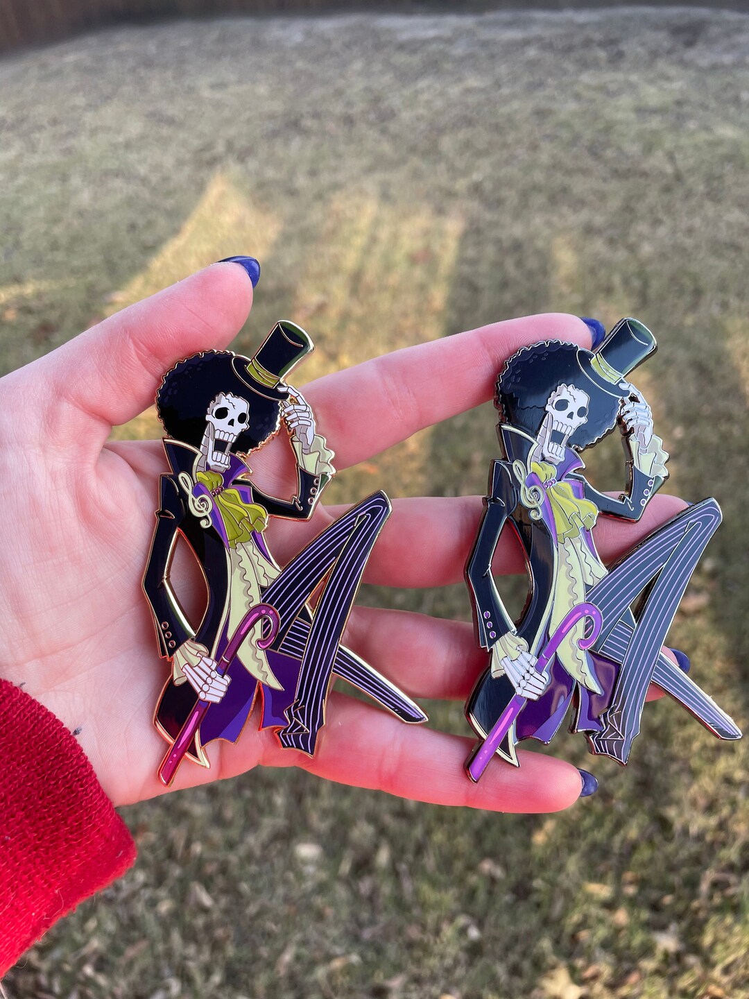 Brook Legend Toppers pirate Anime Designer Open Edition Enamel Pin ...