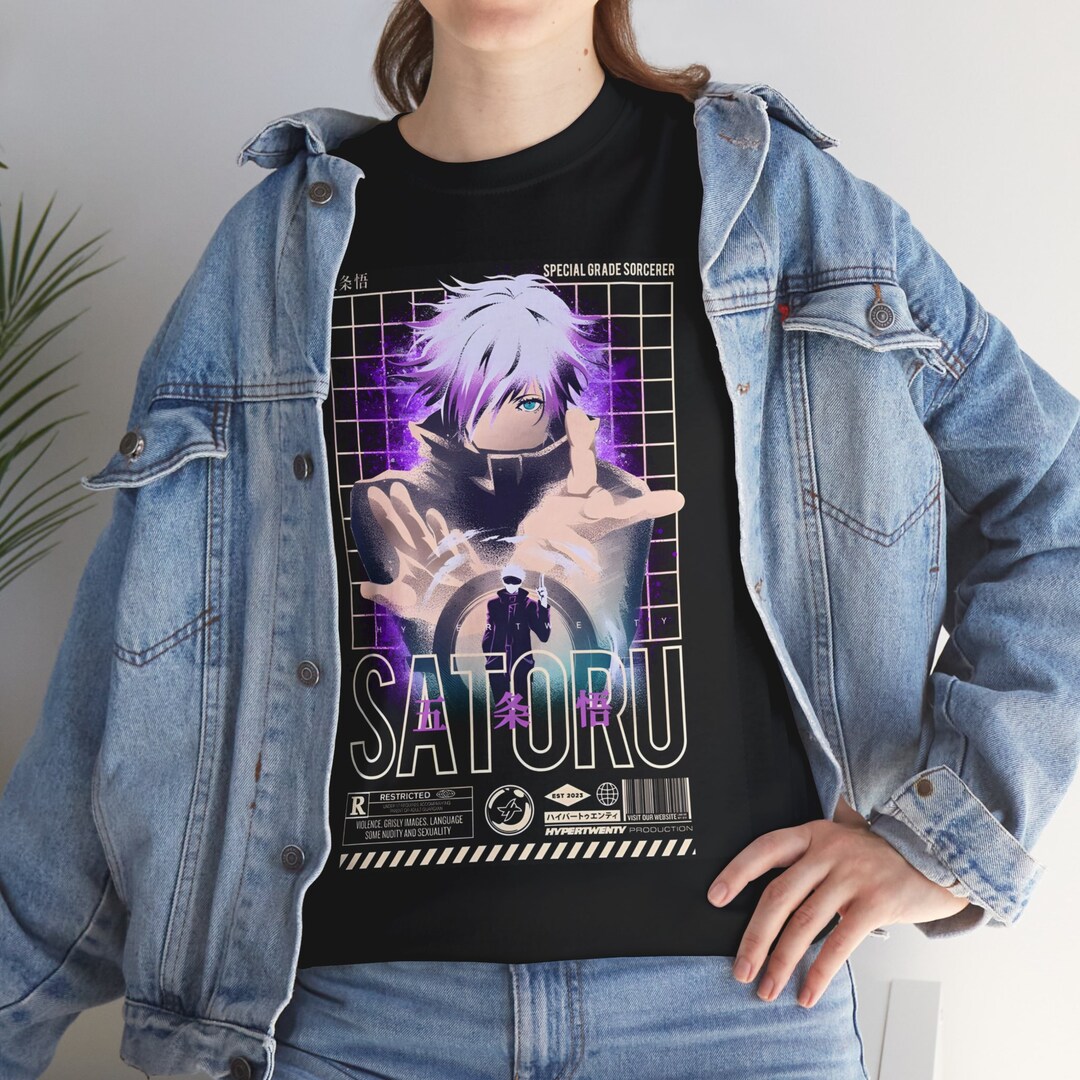 Gojo Satoru JJK Jujutsu Kaisen Honored One Shirt Urban Anime Tee Tokyo ...