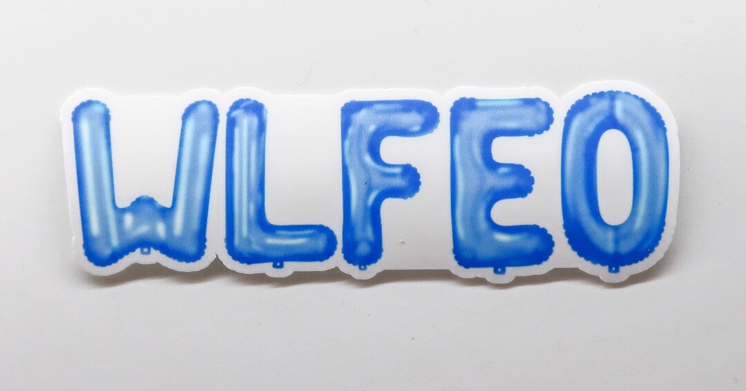 WLFEO ADPI Bubble Letter 3 Sticker - Etsy