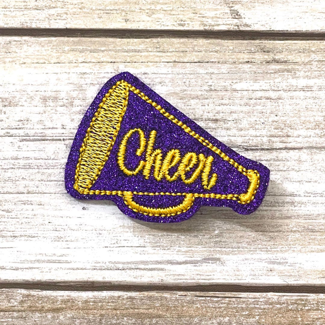 Cheer Cone | Cheerleading | Megaphone | Football | Sports | Embroidery ...