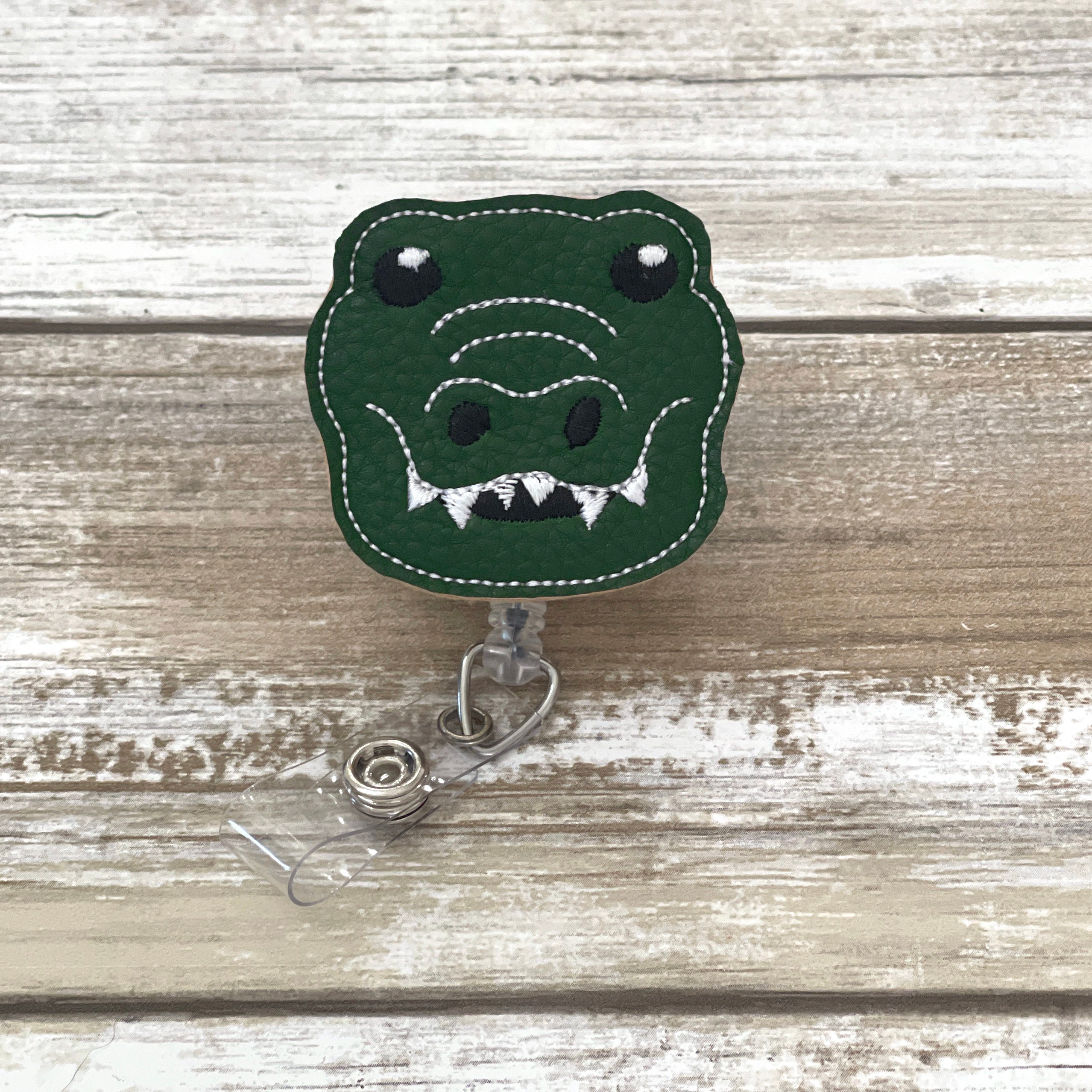 Alligator Feltie | Gator | Swamp | Clip | Bow Add-on | Badge Reel ...