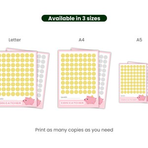 Coin Tracker, Coin Savings Challenge, Piggy Bank, Savings Jar, Save the ...