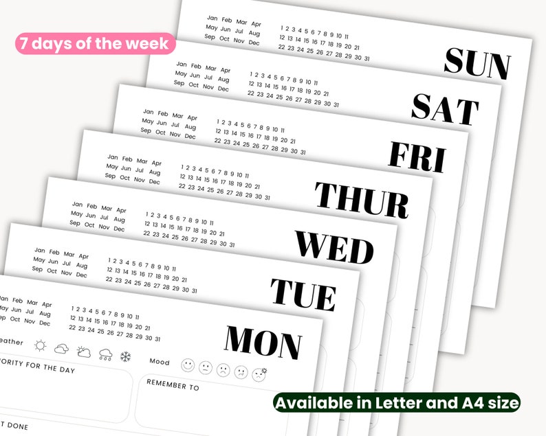 To Do List Printable, to Do List Goodnotes, Priority List, 7 Days ...