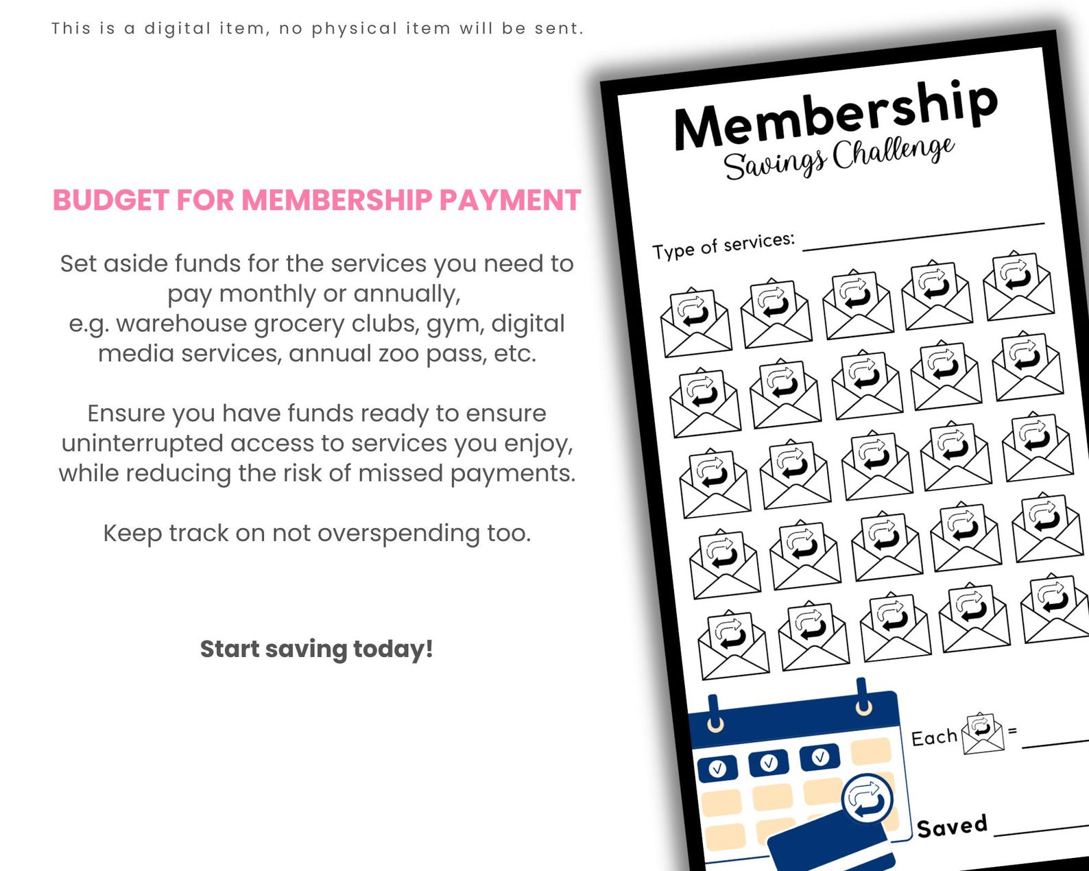 Membership Savings Challenge, Warehouse Club Savings, Gym Savings ...