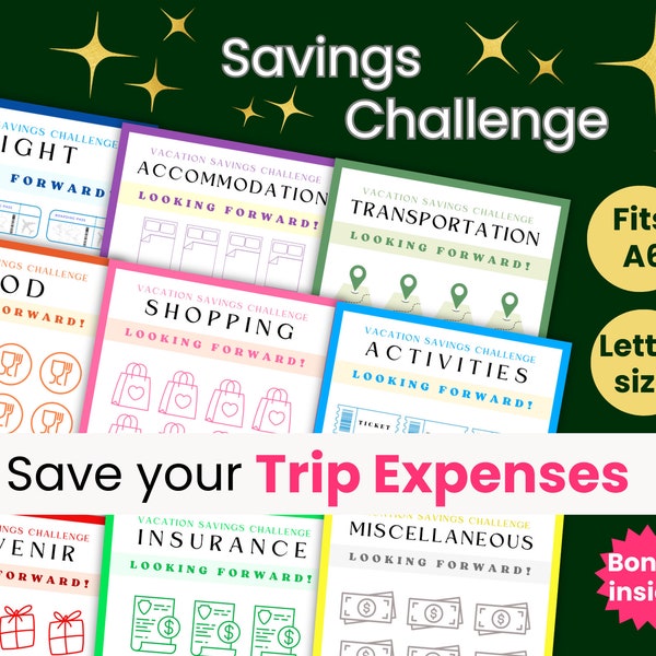 Savings Challenge Bundle - Etsy